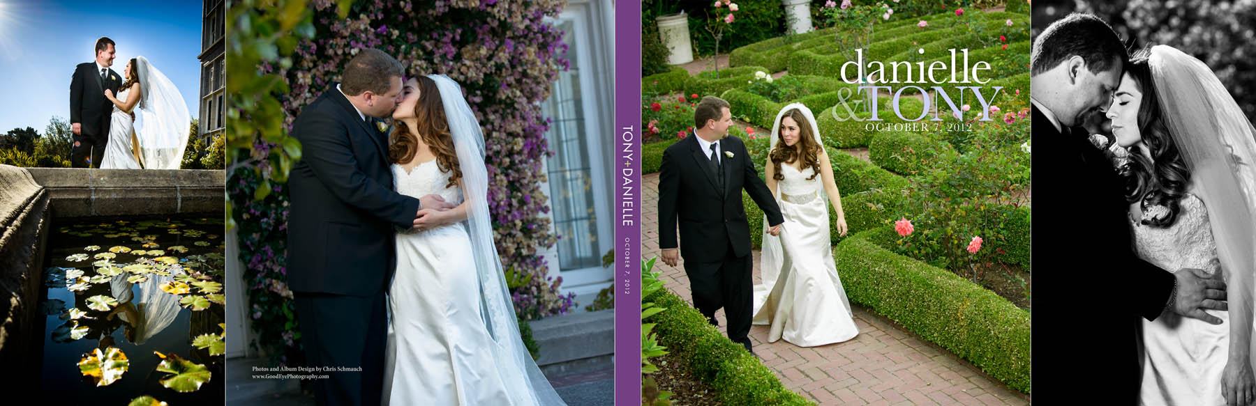 Danielle + Tony (Wedding Album Design) @ Kohl Mansion, Burlingame ...